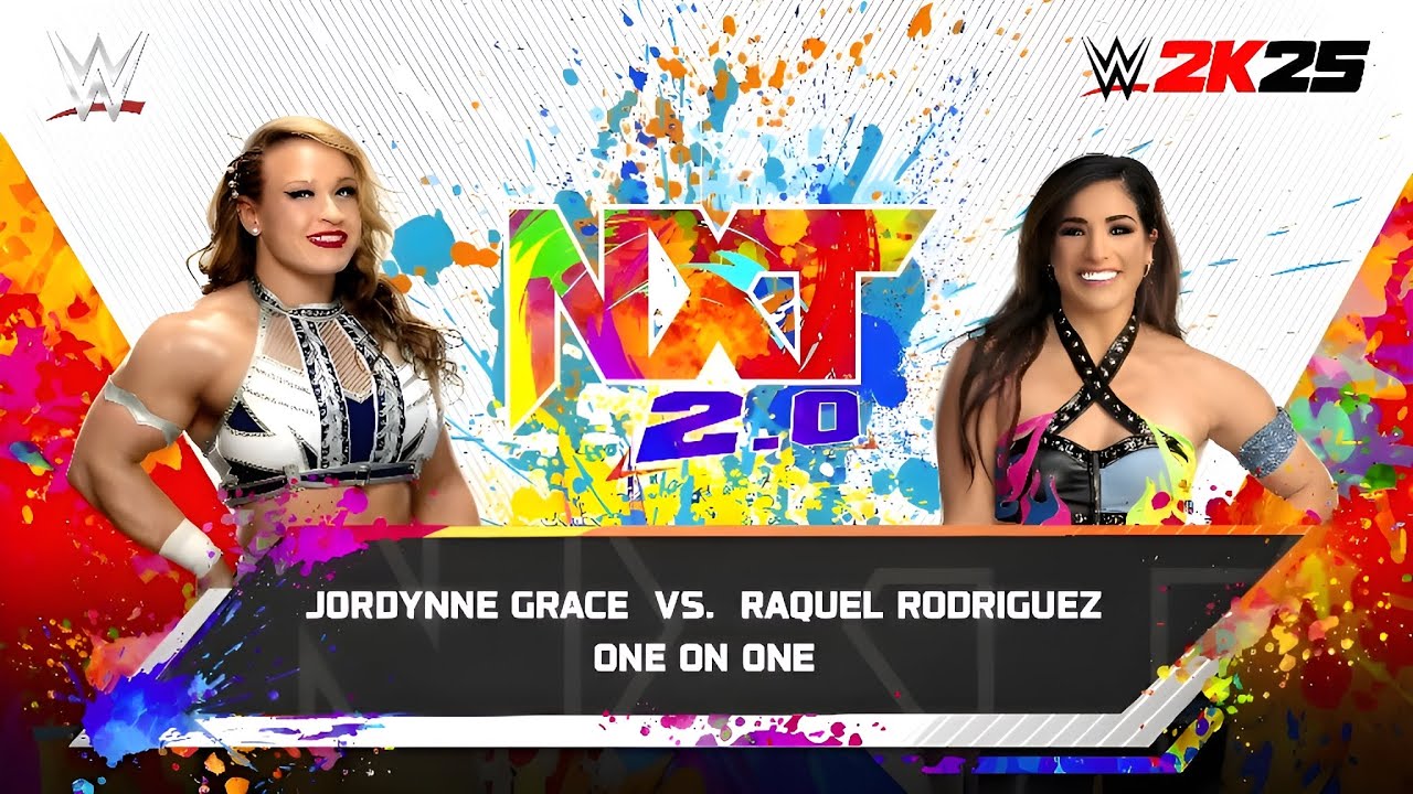 Full Match Raquel Rodriguez vs Jordynne Grace | WWE 2k25 One On One ...