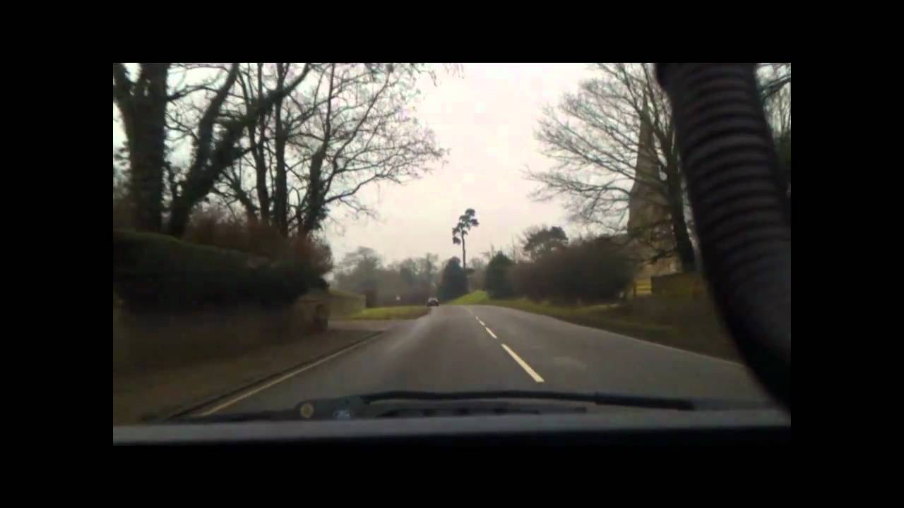 [720P HD] Country road ish driving A426 (near Corby) Part 1 - YouTube