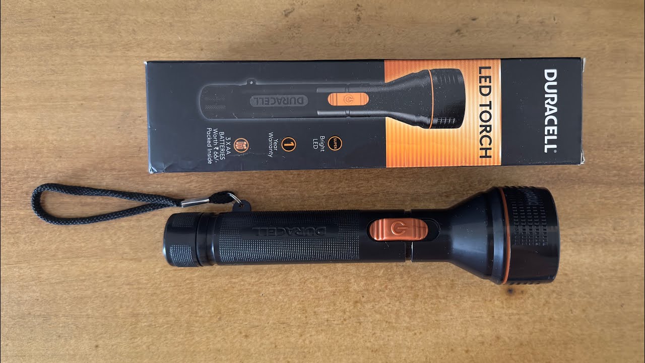 Duracell torch light - cell operated and handheld for multi purpose ...