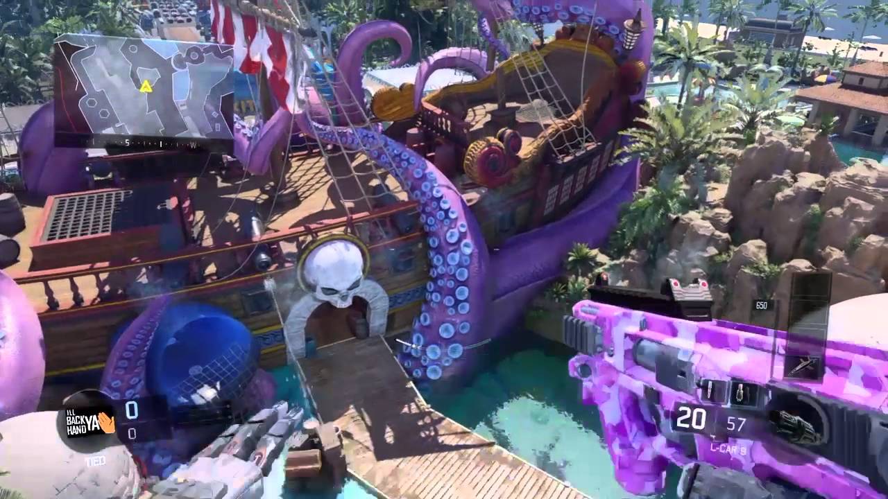 Splash glitch bo3 out of map - YouTube