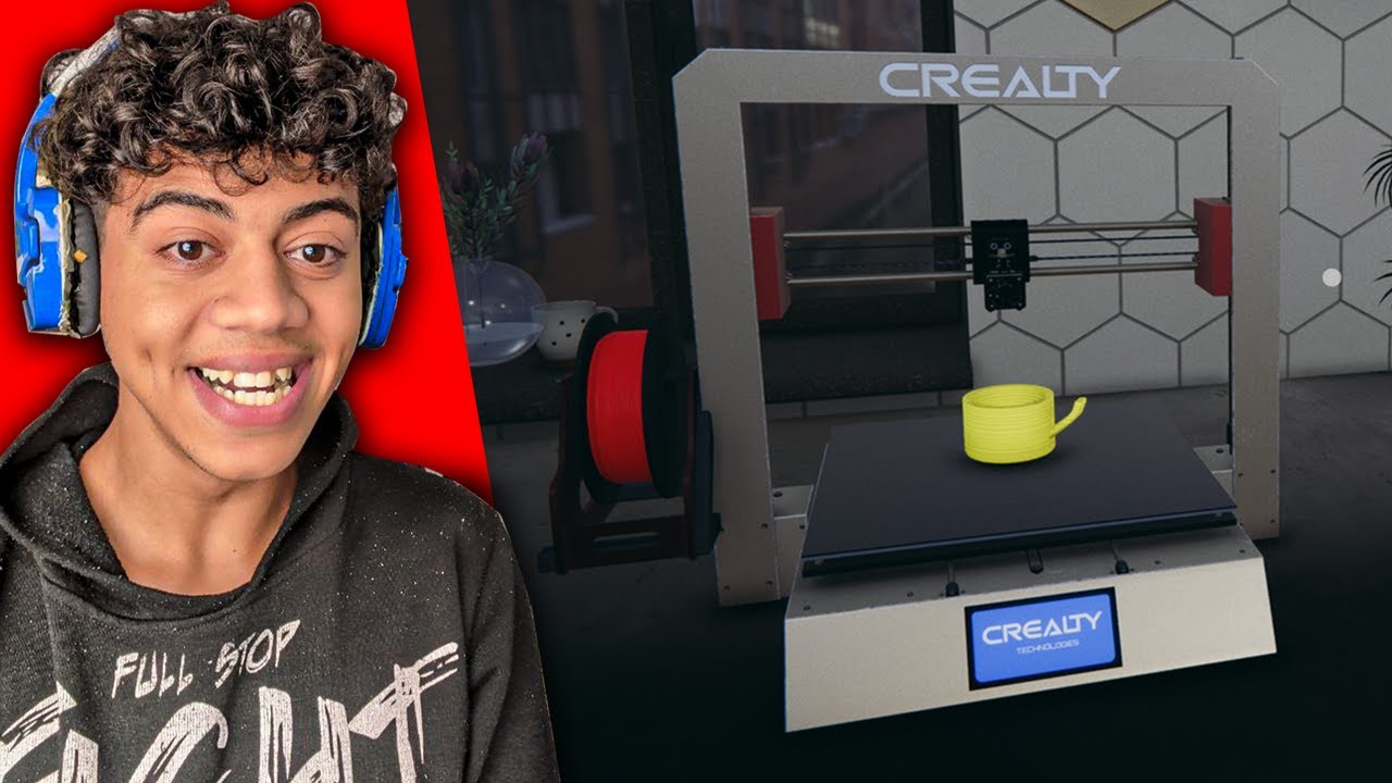 محاكي طابعة ال 3D : فتحت مصنع مجسامات ثلاثية الابعاد🔥 - 3D PrintMaster Simulator Printer - YouTube