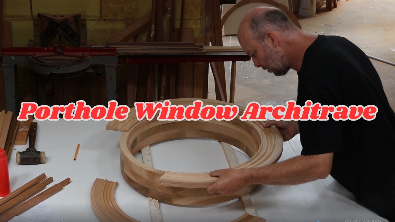 Architrave For Porthole Window | Woodworking Projects - YouTube