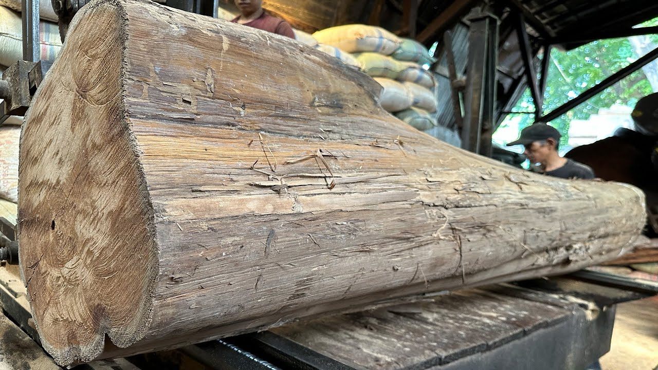 Awesome!!! ini dia penampakan Seratnya saat kayu jati kering ini di ...