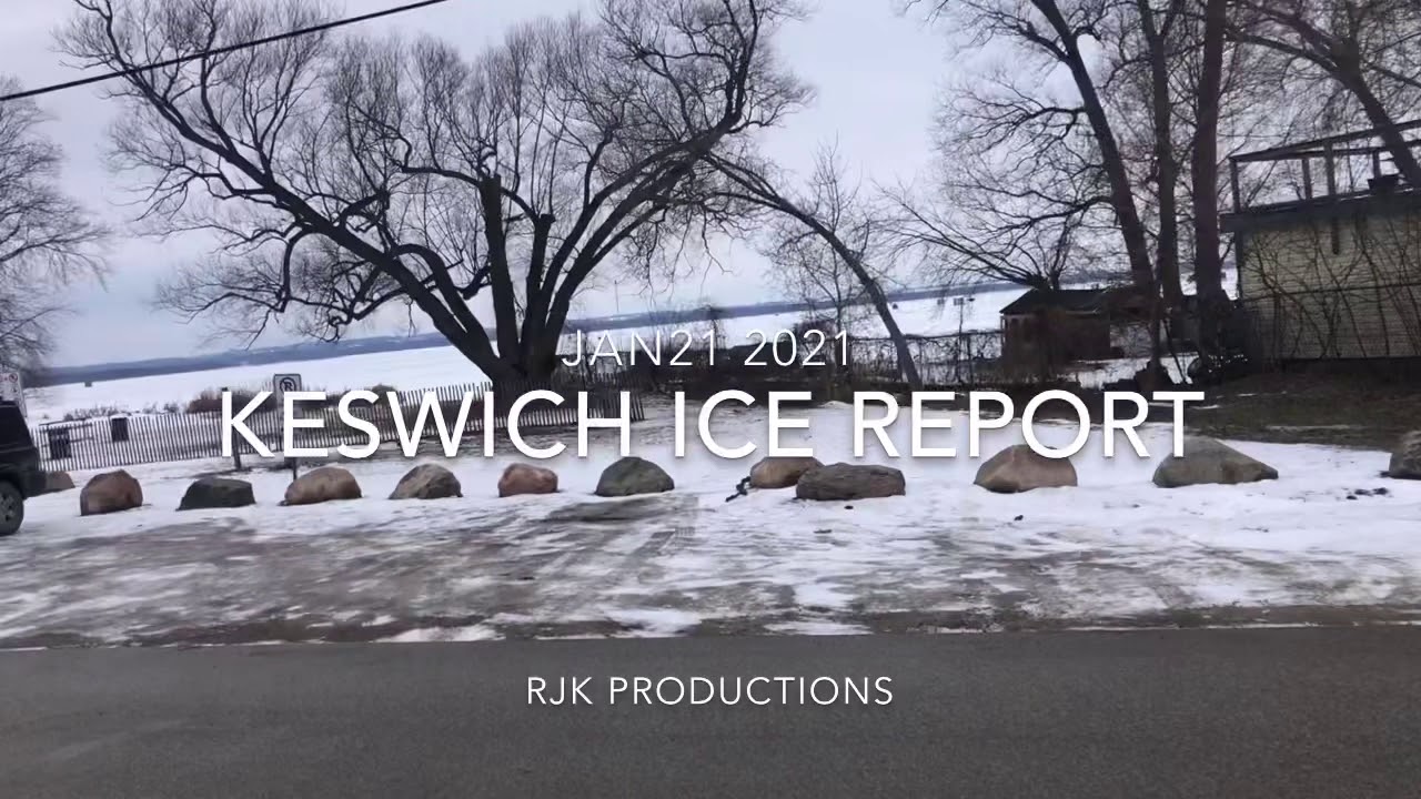 Ice report lake Simcoe - KESWICK JAN 21 2021 - YouTube