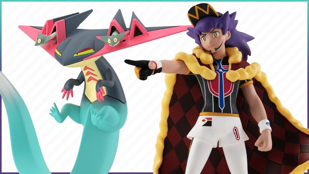 NEW Pokemon Champion Leon & Dragapult Scale World Figures & Figure Re ...