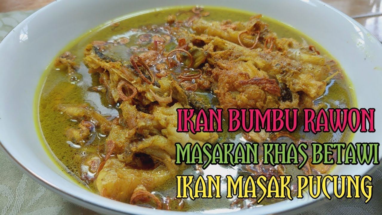 Resep Bumbu Rawon Autentik Surabaya, Ikan masak Pucung Khas Betawi ...