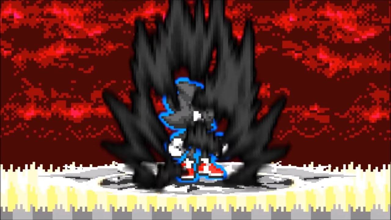 SSF2 Mod Battle: Dark Super Sonic V2 Vs Katara - YouTube