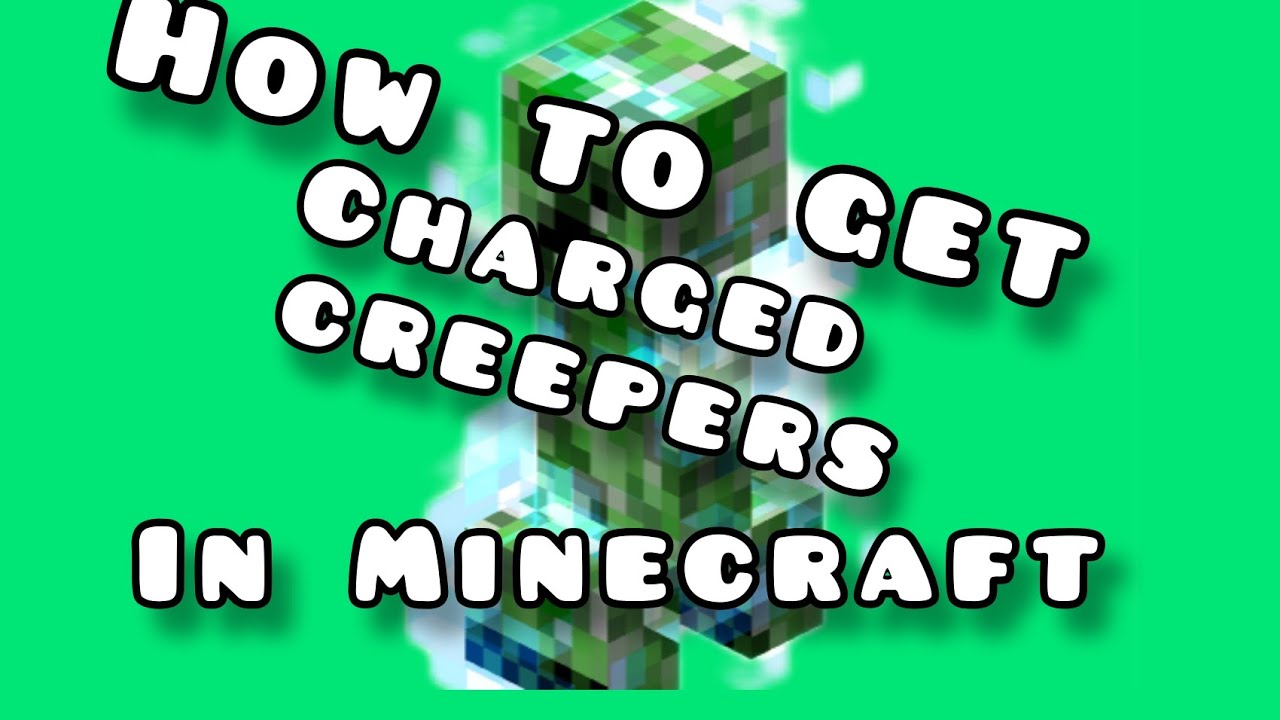 how to get charged creepers fast in Minecraft #shorts #shorts # ...