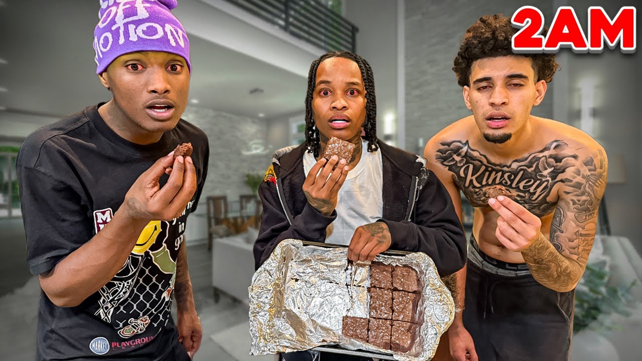 WE REALLY MADE EDIBLES AT 2AM AND THIS HAPPENED.. - YouTube