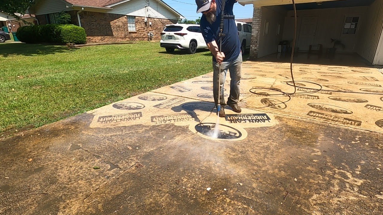 I tagged this driveway with our logo and left it. - YouTube