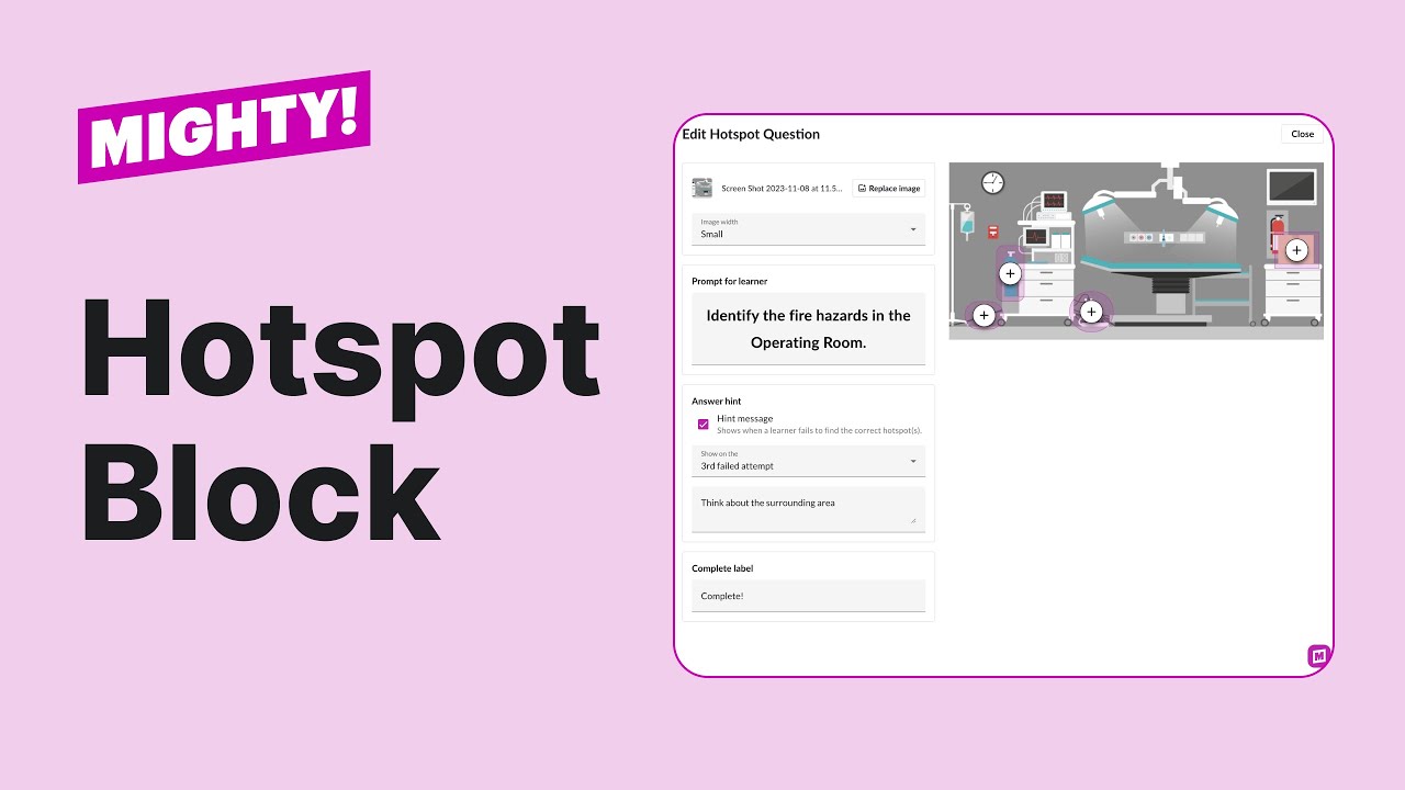 Mighty Block: Hotspot Question Block - YouTube