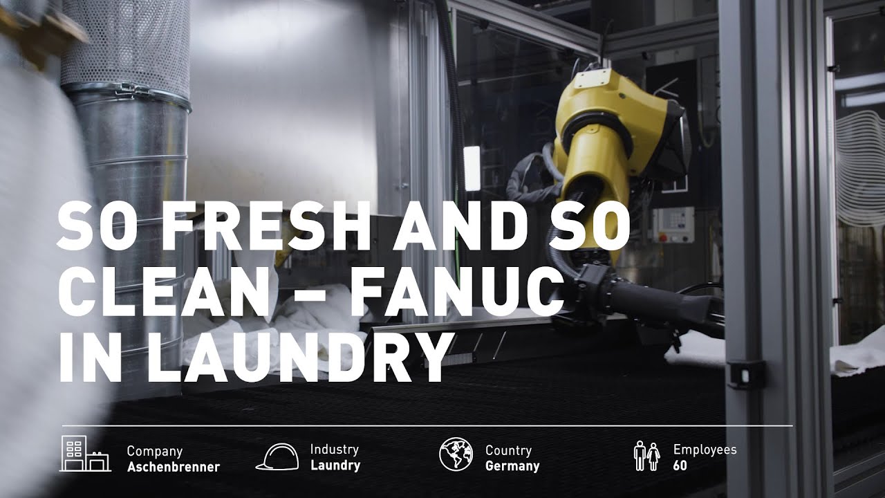 So fresh and so clean - FANUC in laundry | FANUC & SEWTS - YouTube