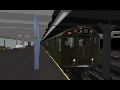 OpenBVE: R16 via the QJ Skip-Stop Line to Essex Street - YouTube