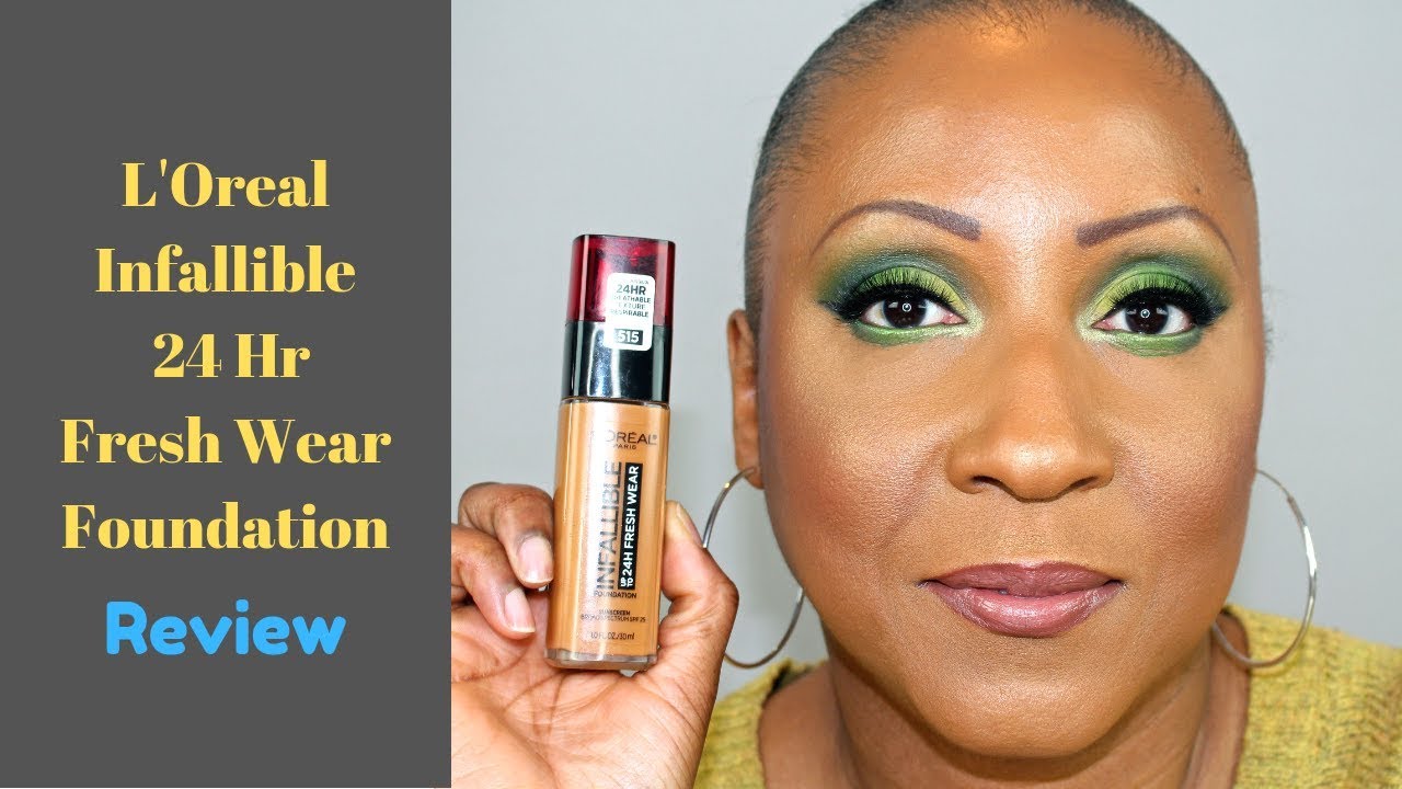 REVIEW: L'Oreal Infallible 24 Hr Fresh Wear Foundation | Oily Skin ...