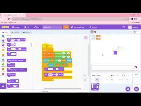 Scratch Tutorial | How To Create A Math Game In Scratch - YouTube