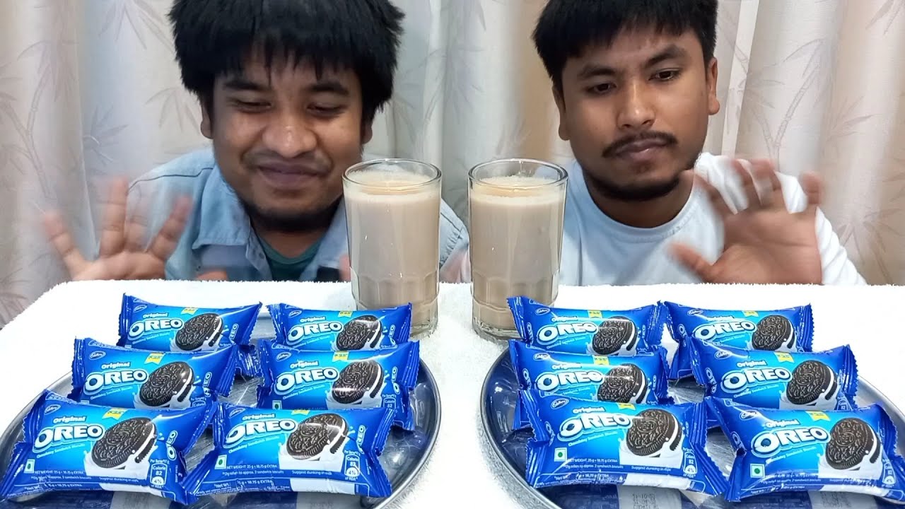 OREO CHALLENGE SHOW | OREO EATING COMPETITION | OREO EATING ASMR ...
