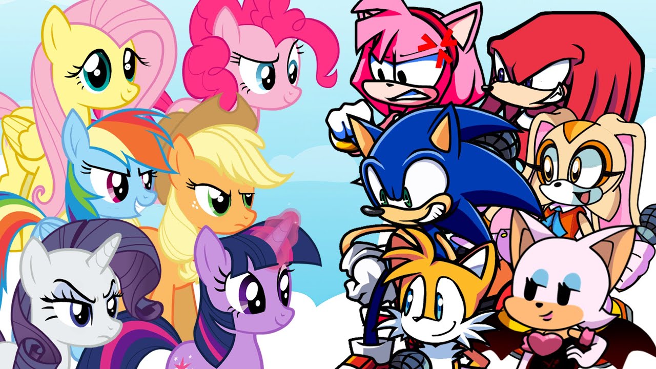 Pony Girl But My Little Pony & Sonic Team Sing It (Sonic VS My Little Pony) - [UTAU Cover] - YouTube