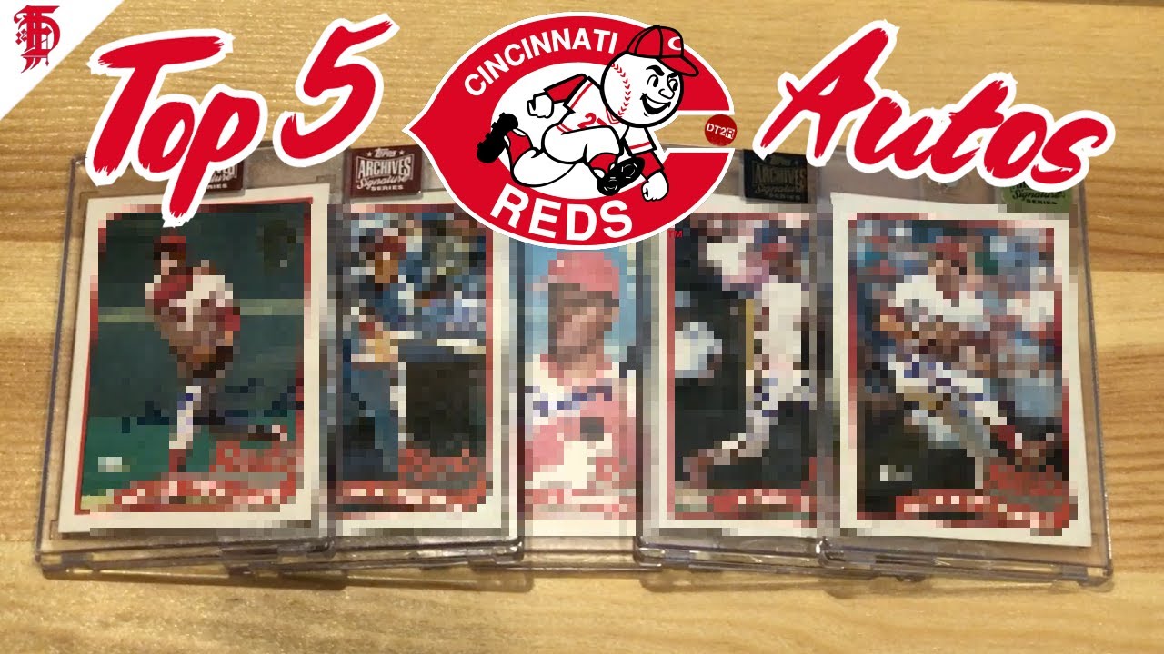 My Top 5 Cincinnati Reds Autographs from 1989 Topps! ⚾ Red October VR ...
