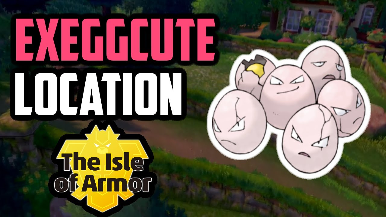 How to Catch Exeggcute - Pokemon Sword & Shield (DLC) - YouTube