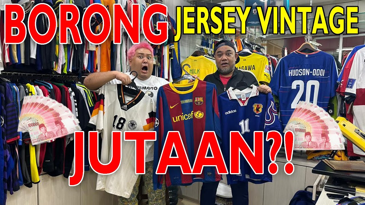 KENTA BONGKAR HIDDEN GEMS TOKO JERSEY VINTAGE ‼️ - YouTube