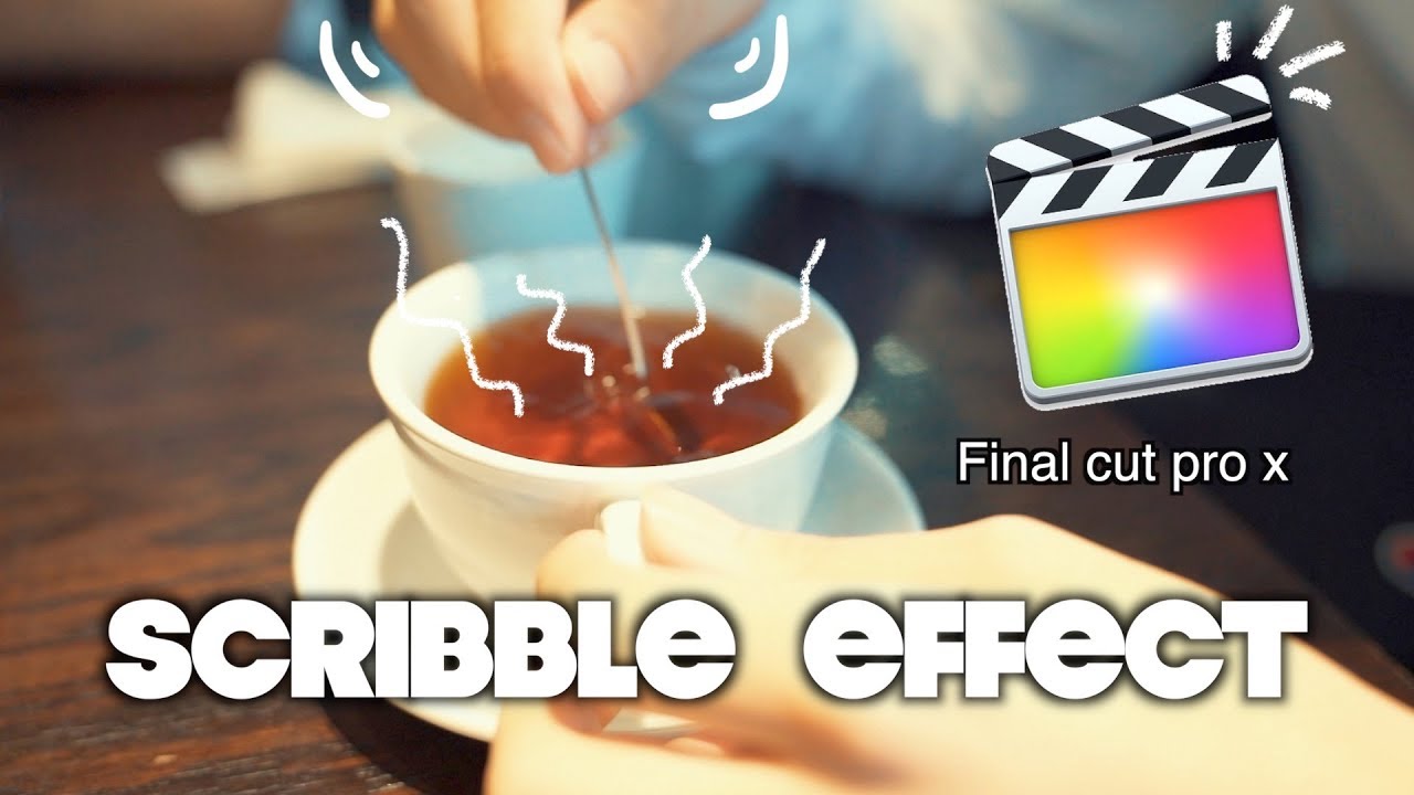 ファイナルカットプロで映像に落書き!! Fcpx Scribble effect【Final Cut Pro x】 - YouTube