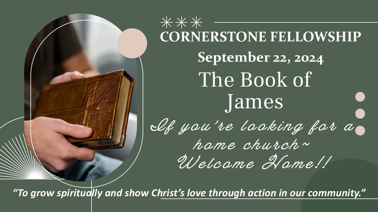 Draw Close To God - The Book of James - Sunday September 22, 2024 - YouTube