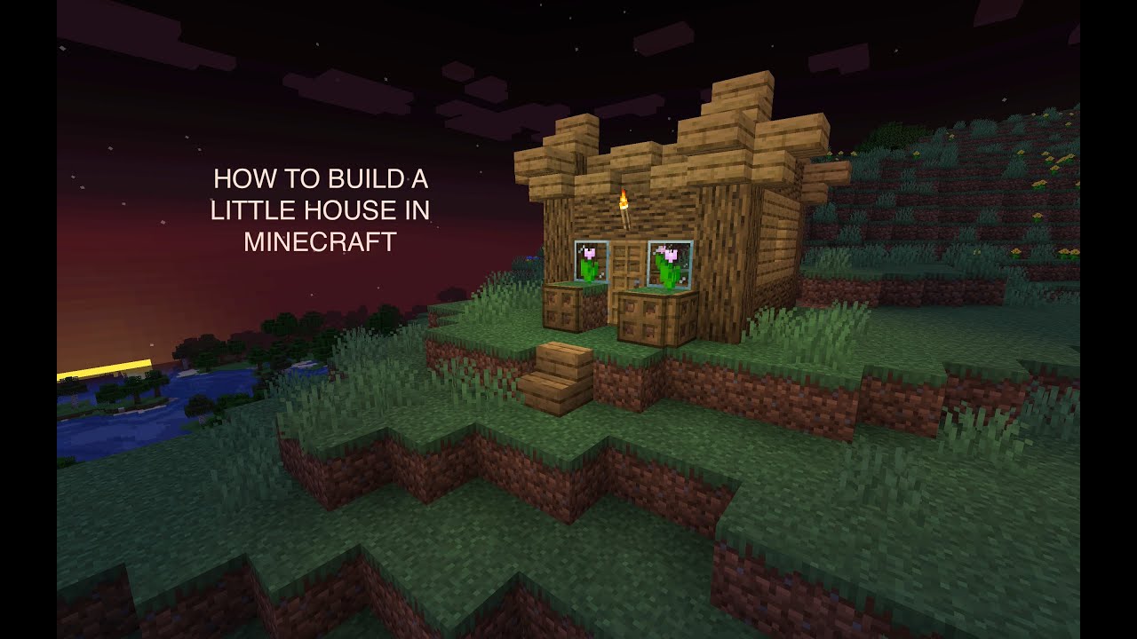 How to build a cute little house in Minecraft- How To project - YouTube