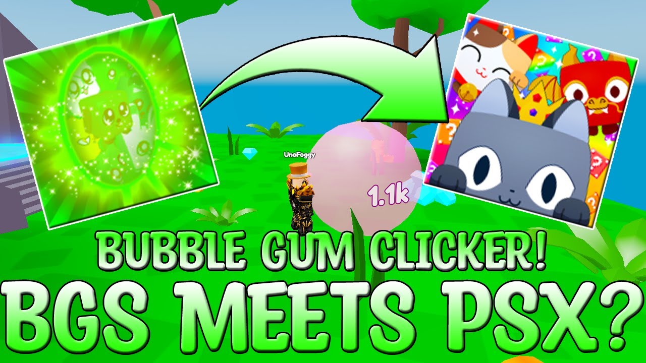 🍬WHAT IF BUBBLE GUM SIMULATOR AND PET SIMULATOR X COMBINED🐶 - Roblox ...