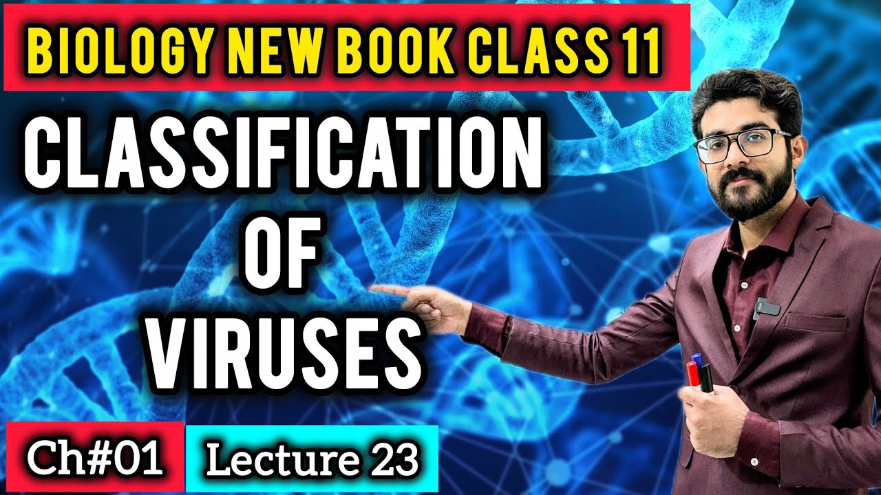 Classification of Viruses | MDCAT | Class 11 New Book 2025 - YouTube