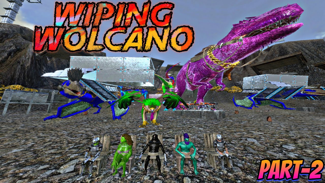 ARK MOBILE | PVXC CLIP | VOLCANO WIPE | PART - 2 - YouTube