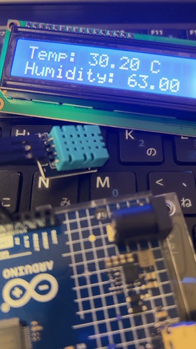 Real-time temperature and humidity display using DHT11 sensor with Arduino Uno R4 Minima. - YouTube