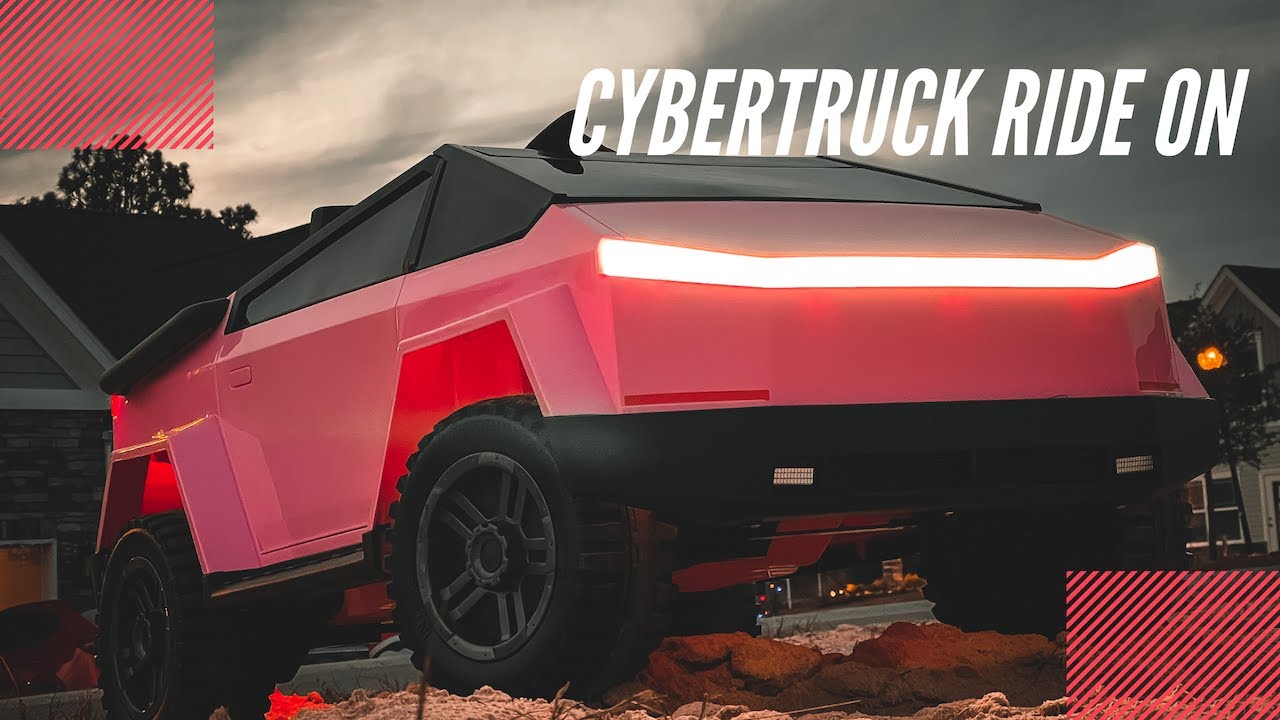 Unboxing the Tesla Cybertruck Ride On for Kids!! - YouTube