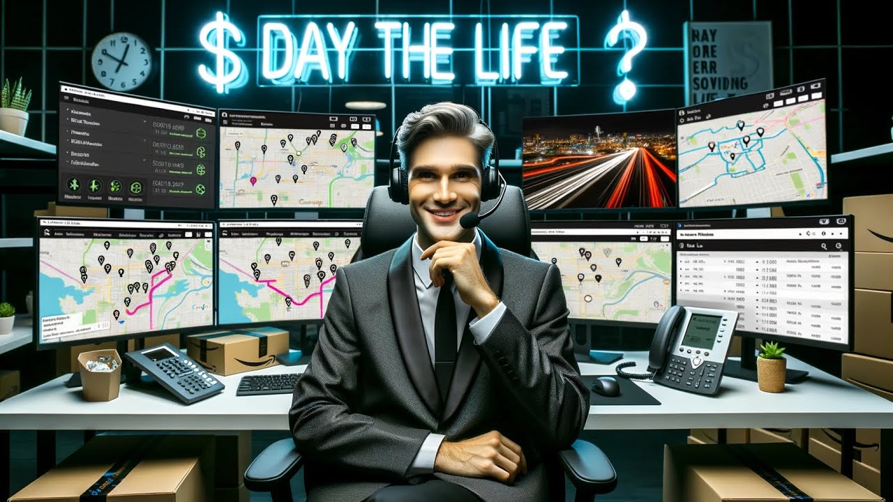 Day In The Life of An Amazon DSP Dispatcher: 100K A Year? - YouTube