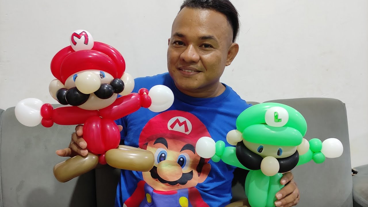 Mario Bros tutorial globos- paso a paso #globoflexia #balloon # ...