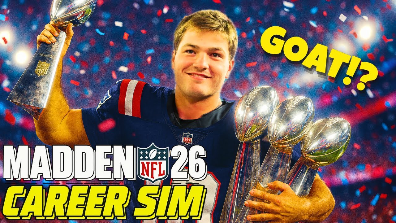 I Simulated Drake Maye’s ENTIRE Career in Madden 26 - YouTube