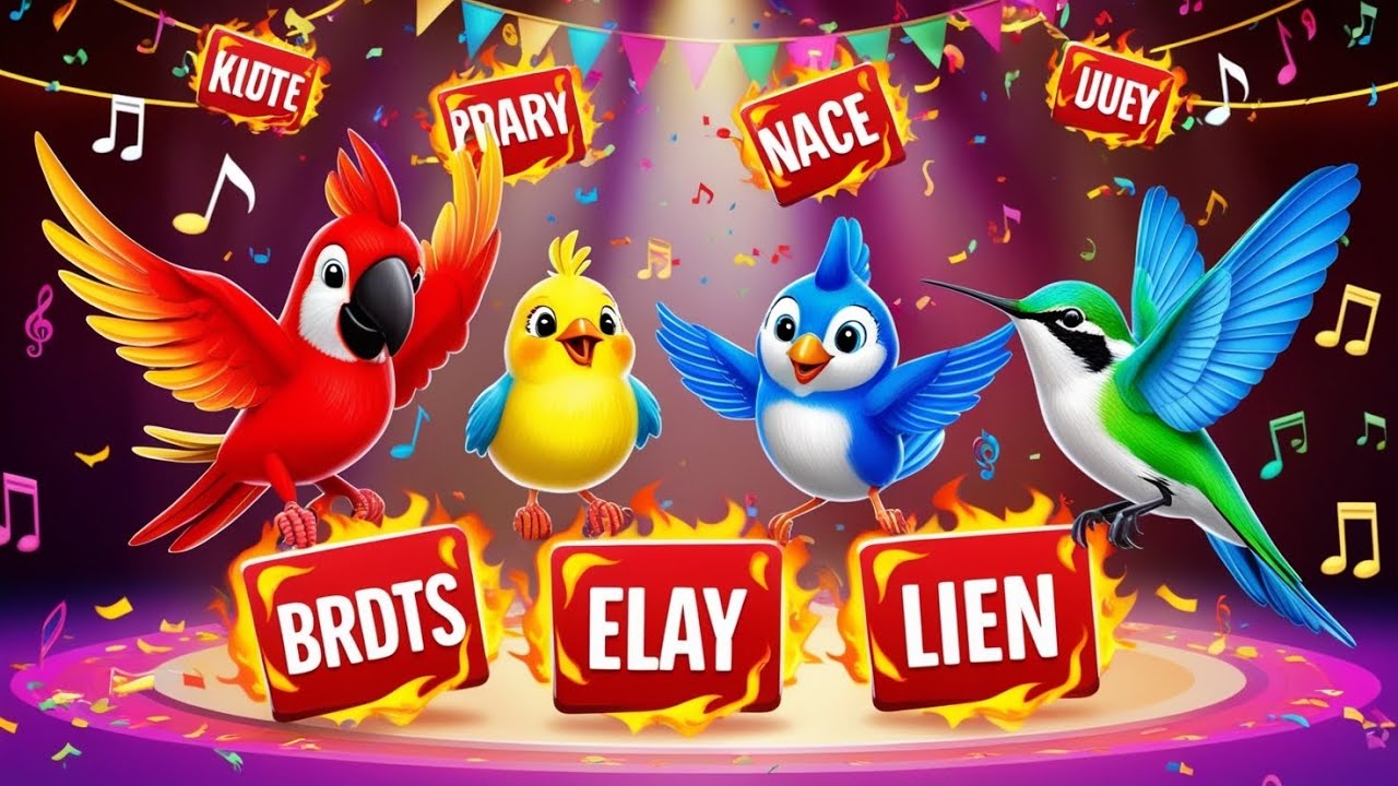 ABC Birds Song for Kids 🐦 | Learn Bird Names A to Z | Fun Alphabet ...