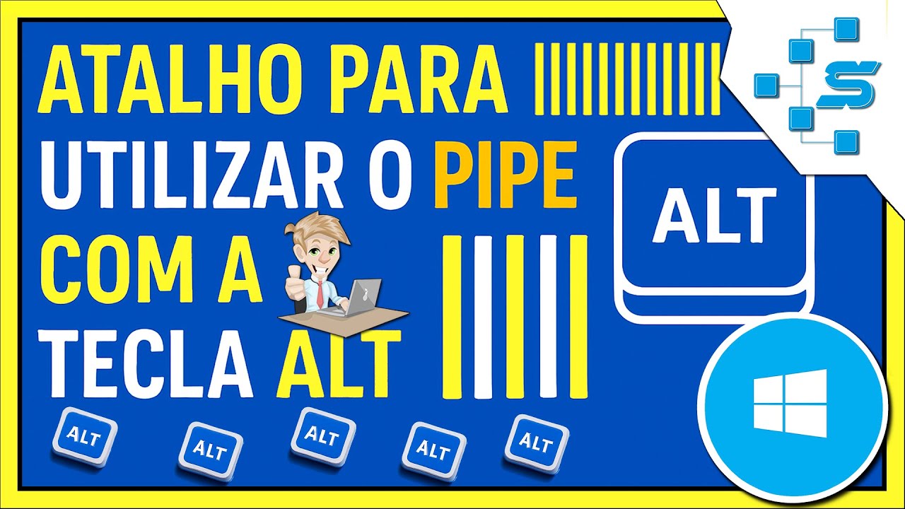 Como Utilizar o Pipe no Teclado o Atalho do Pipe Com a Tecla ALT |||||||| - YouTube