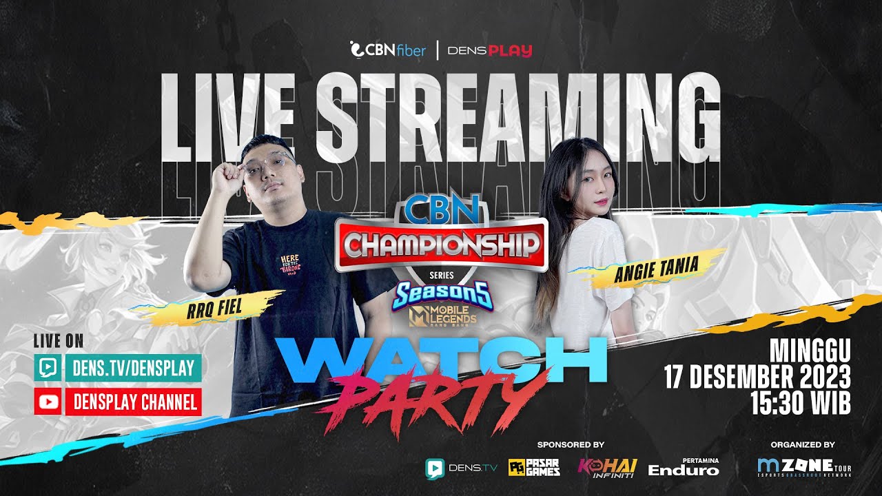 Watch Party with RRQ Fiel & Angie Tania | CBN Championship Series ...