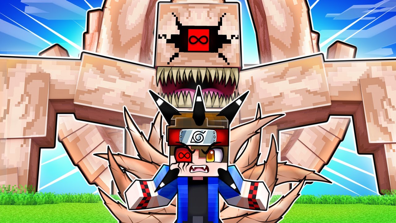 A JUUBI do SHARINGAN INFINITO no NARUTO Minecraft - YouTube
