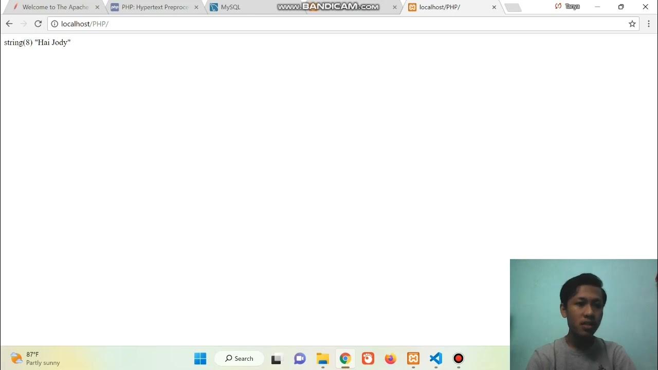 Tugas UTS DPW_Belajar Dasar Dasar PHP Pada Xampp - YouTube