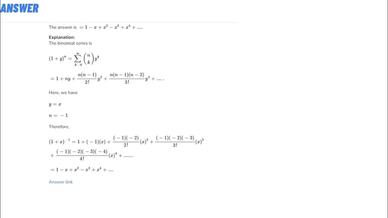 how-do-you-use-the-binomial-theorem-to-expand-1-x-1-youtube