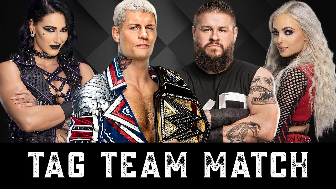Cody Rhodes & Rhea Ripley vs Kevin Owens & Liv Morgan - Intergender ...