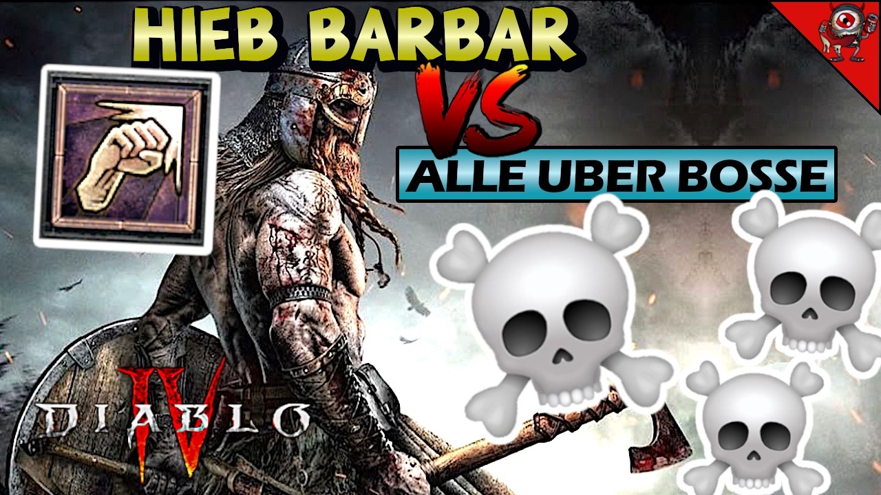 Der STÄRKSTE Hieb Barbar gegen alle Uber Bosse - Build Vorstellung ...