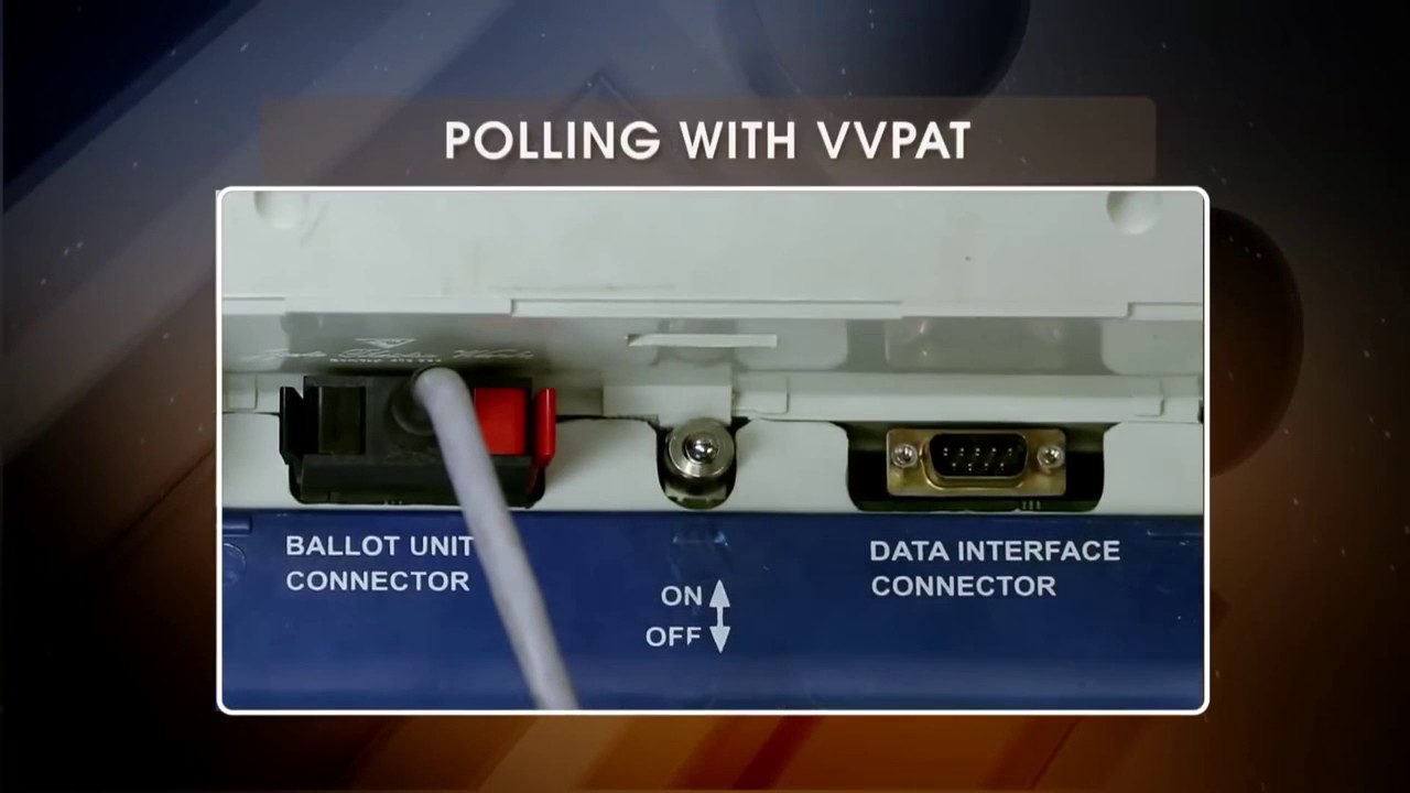speacial report on EVM with VVPAT issued by election commission in ...