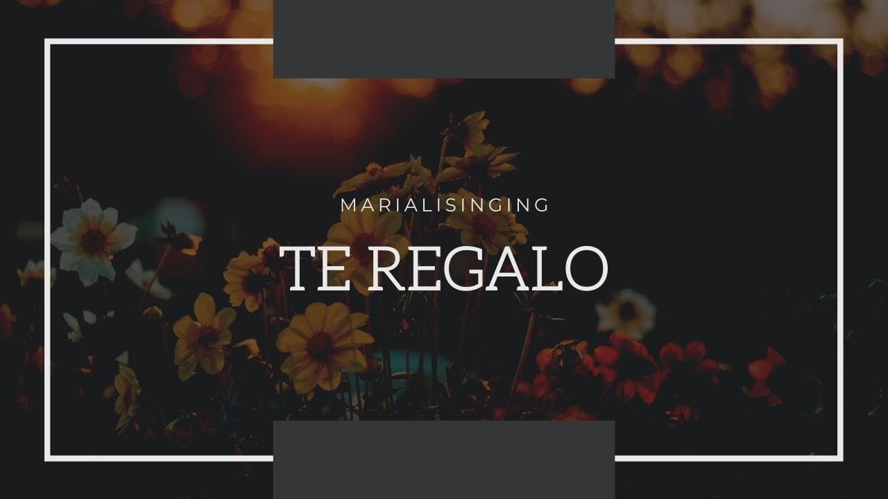 TE REGALO - CARLA MORRISON - YouTube