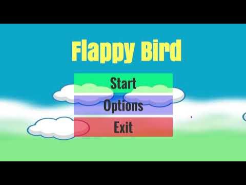 Flappy bird game remade using Unity - YouTube