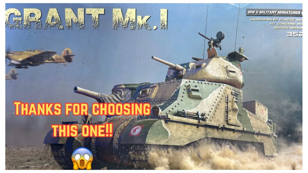 Miniart 1/35 Grant Mk1 - Part 1 unboxing and kit review - YouTube