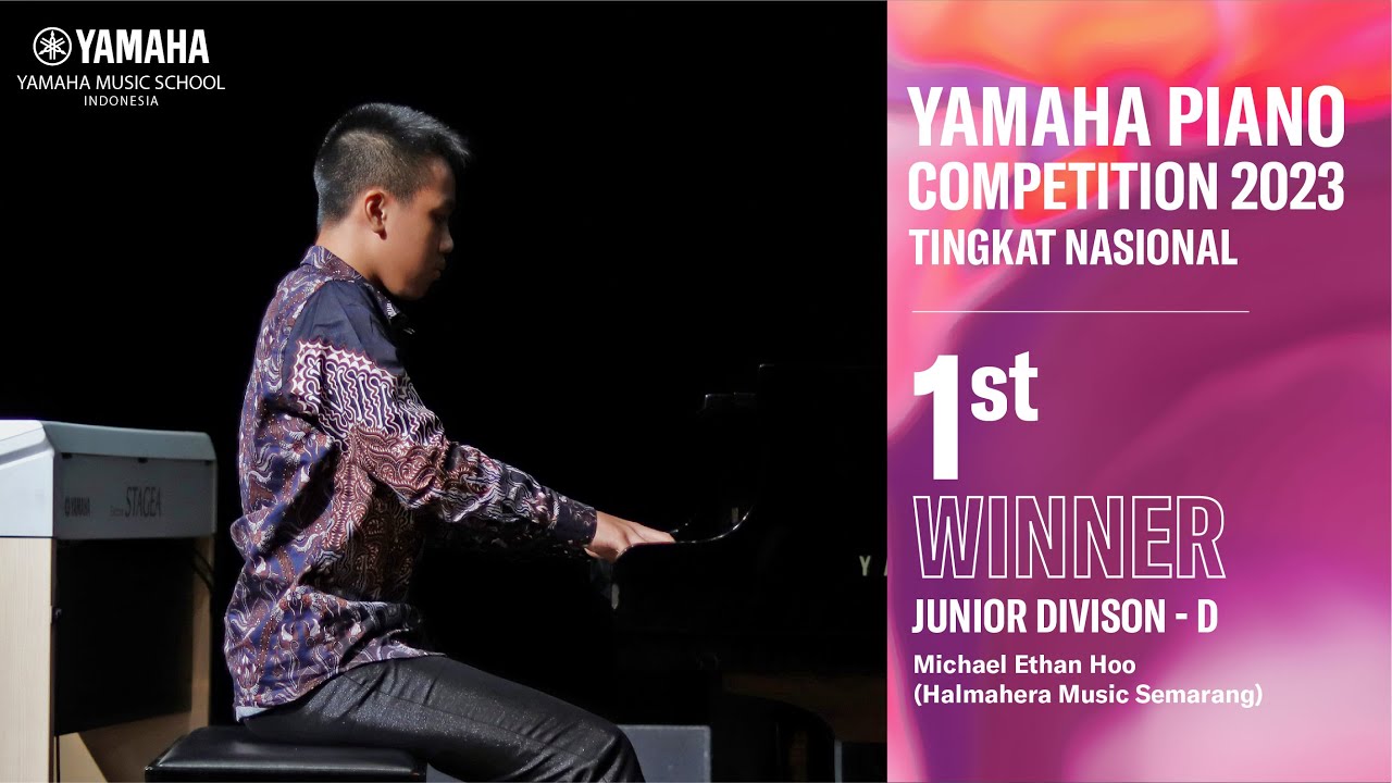 Yamaha Piano Competition 2023, 1st Winner Junior D - Michael Ethan Hoo ...