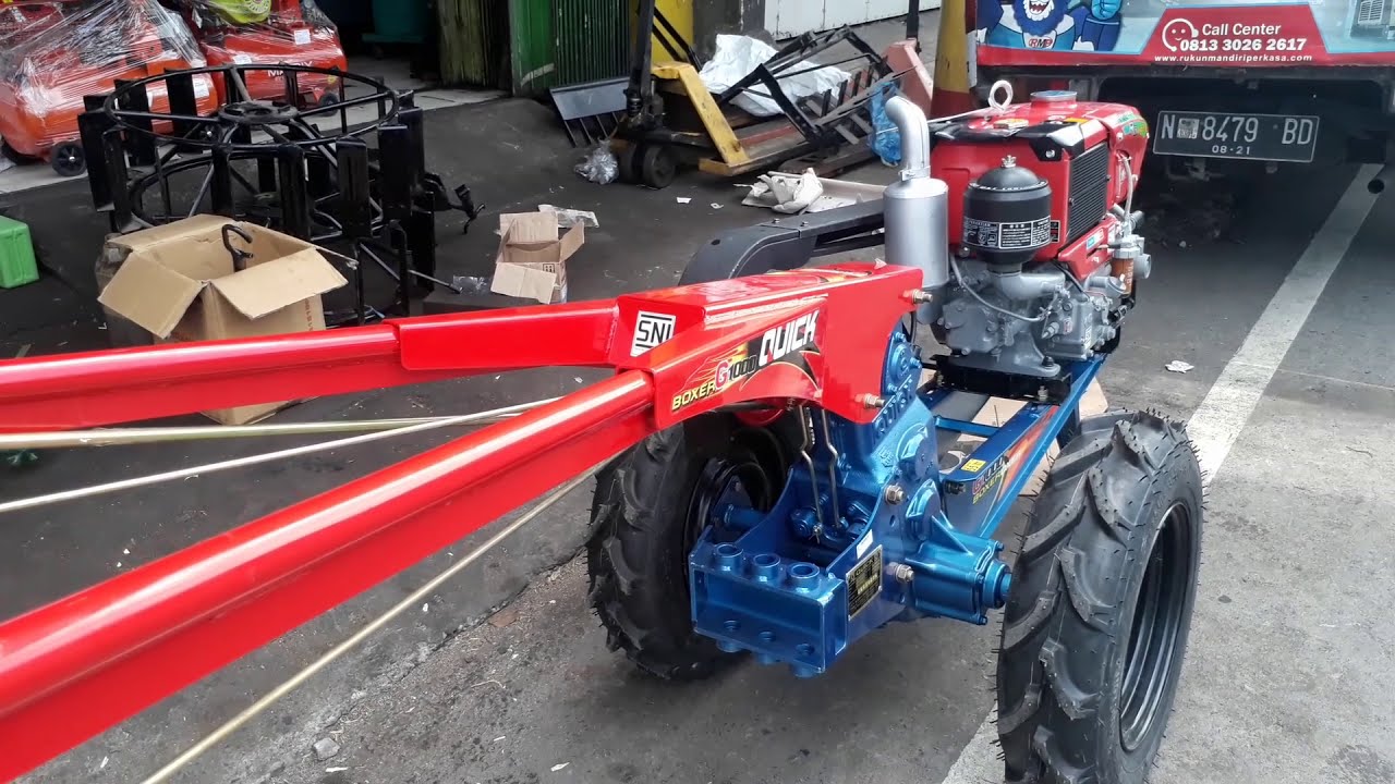 Traktor QUIK G 1000 BOXER diesel kubota RD 85 DI 2S - YouTube