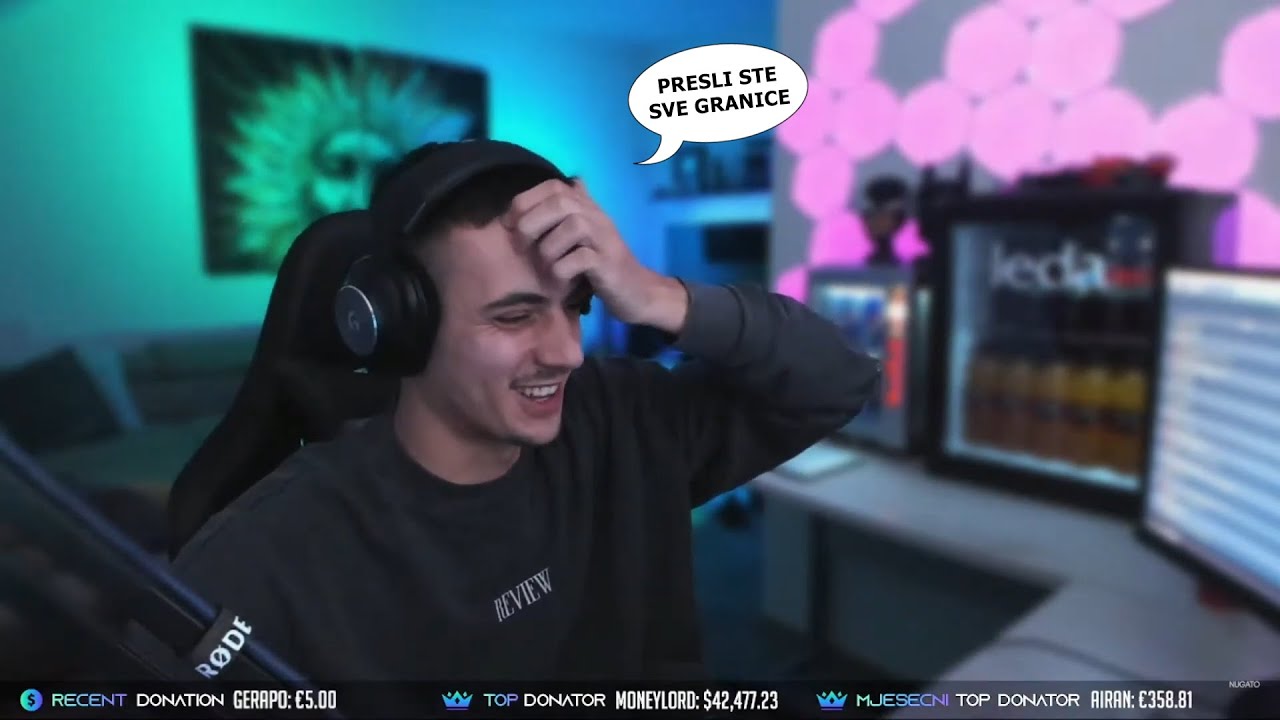 NUGATO CITA PRAVILA SVOG STRIMA !! - YouTube